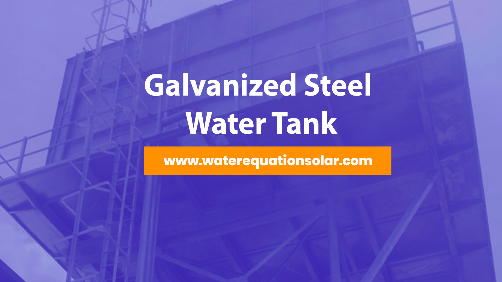 Galvanized Steel Water Tank - 0738344112