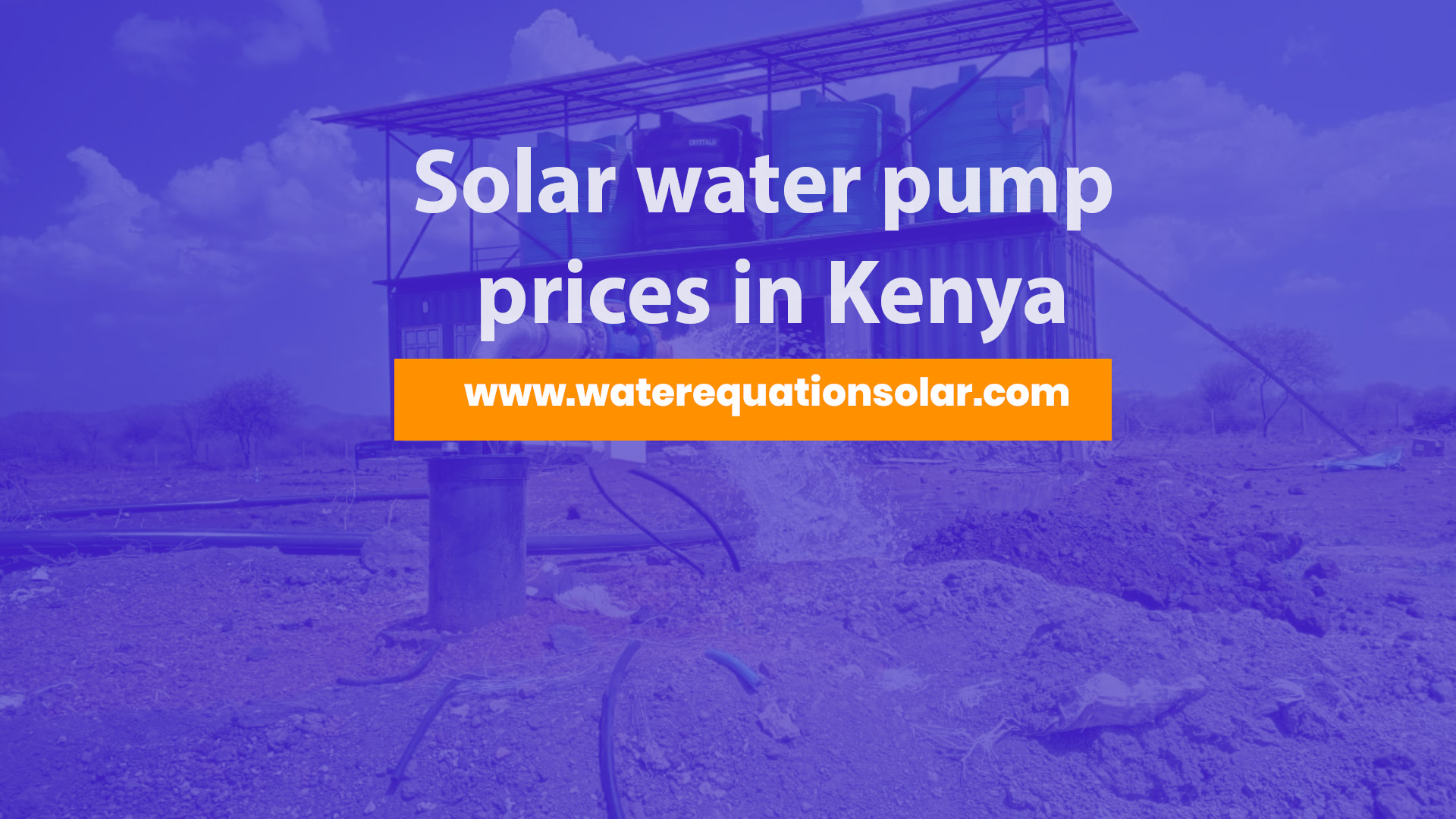 Solar water pump prices in Kenya