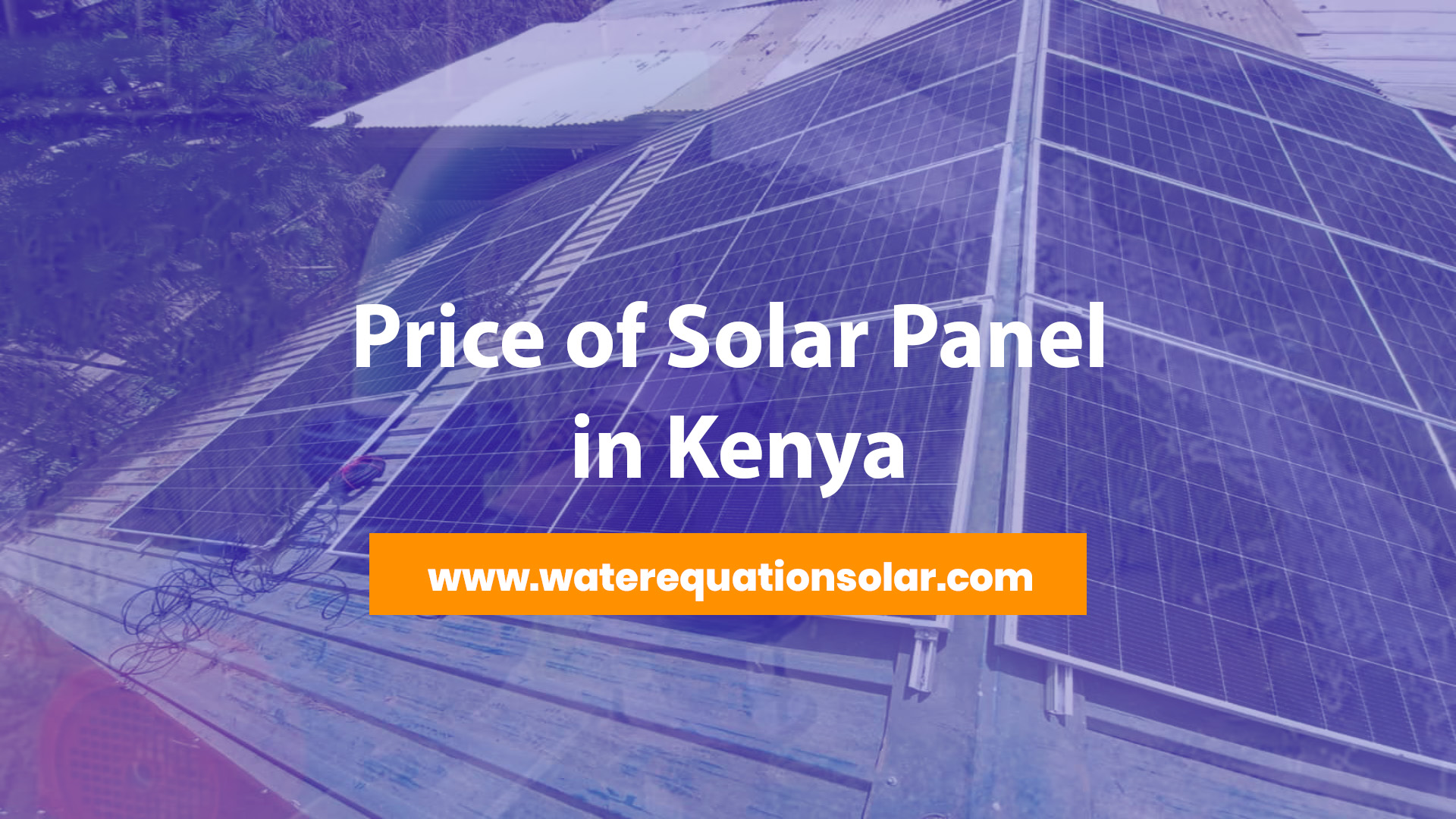 Price of Solar Panel in Kenya